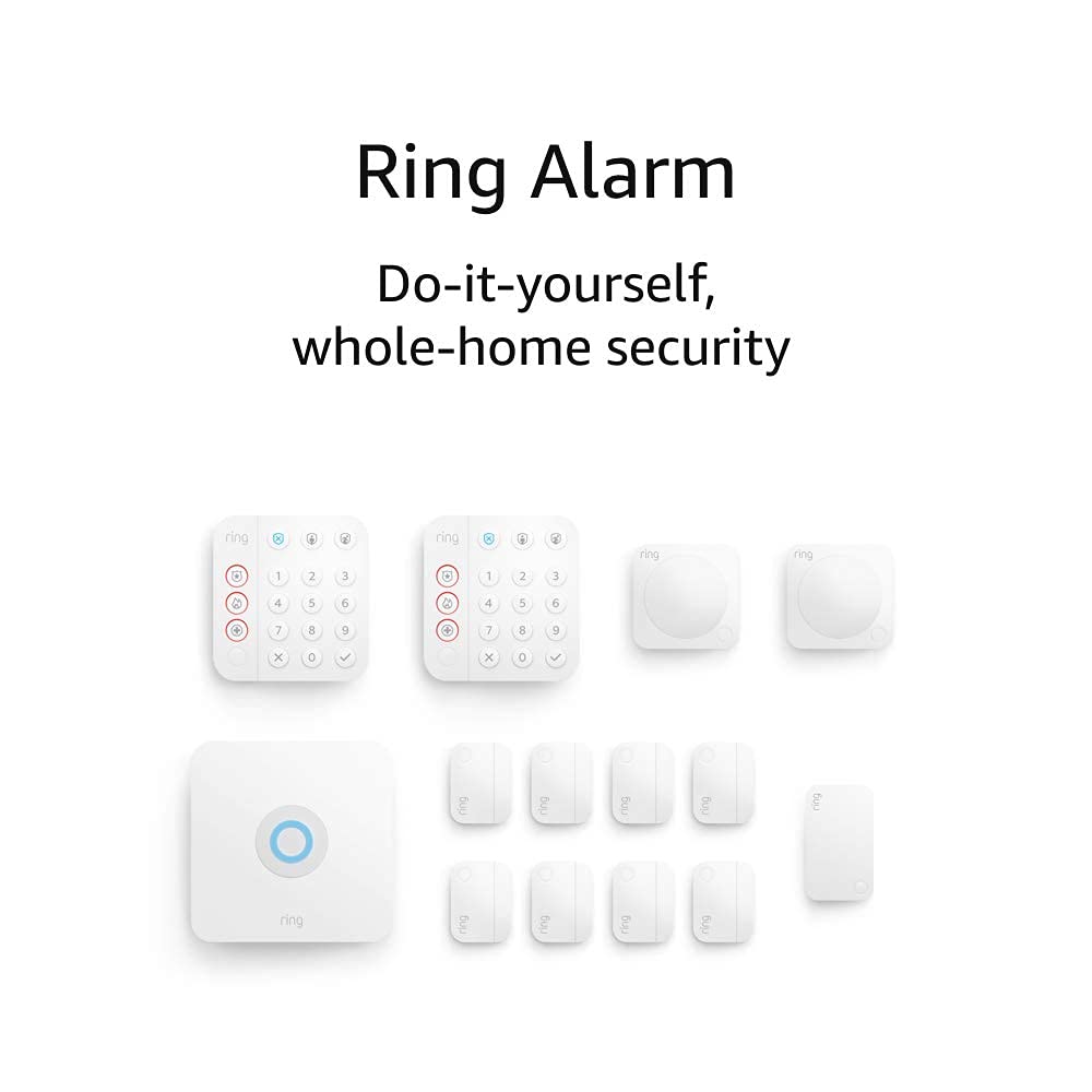 Prime Members: 14-Piece Ring Alarm Home Security System Kit (2nd Gen)