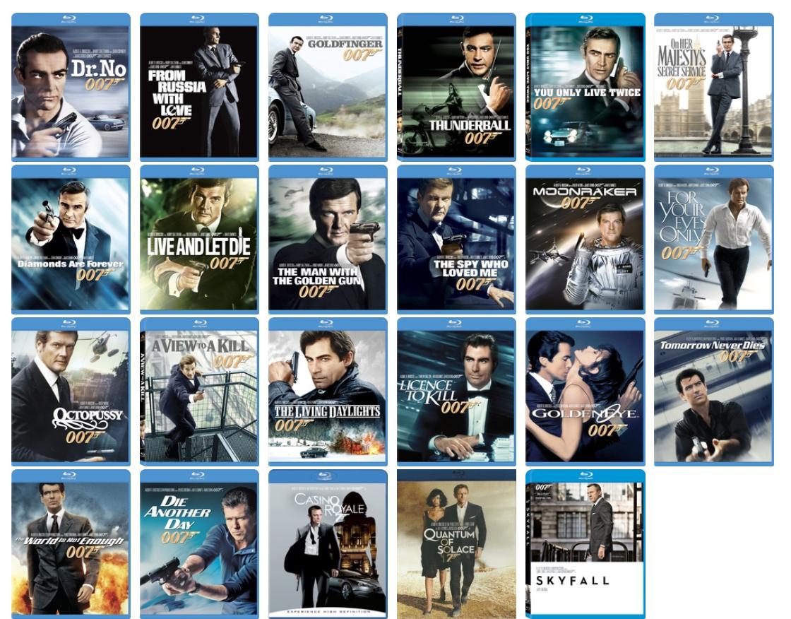 James Bond Collection Pre Order Blu ray Slickdeals