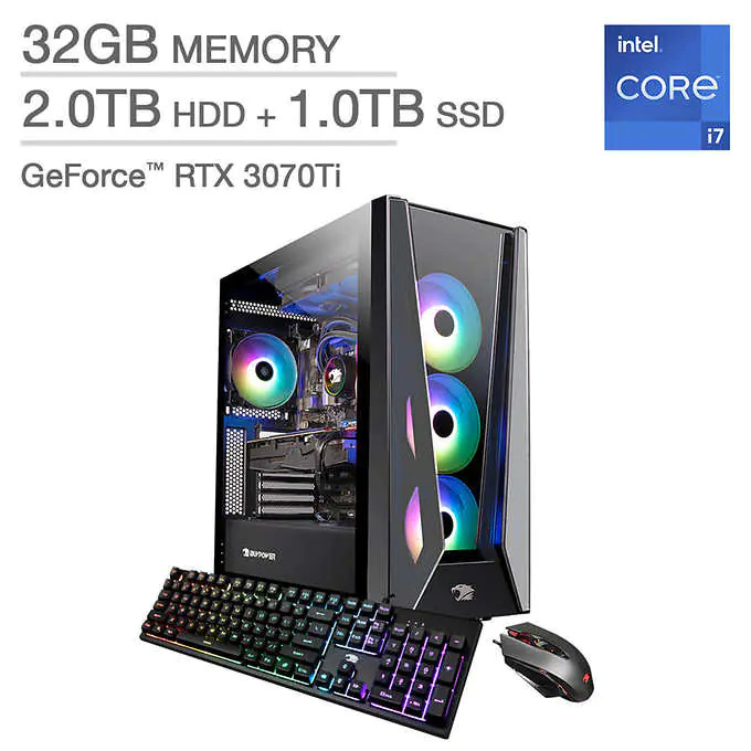 iBUYPOWER TraceMR257i Gaming Desktop - 12th Gen Intel Core i7-12700KF ...