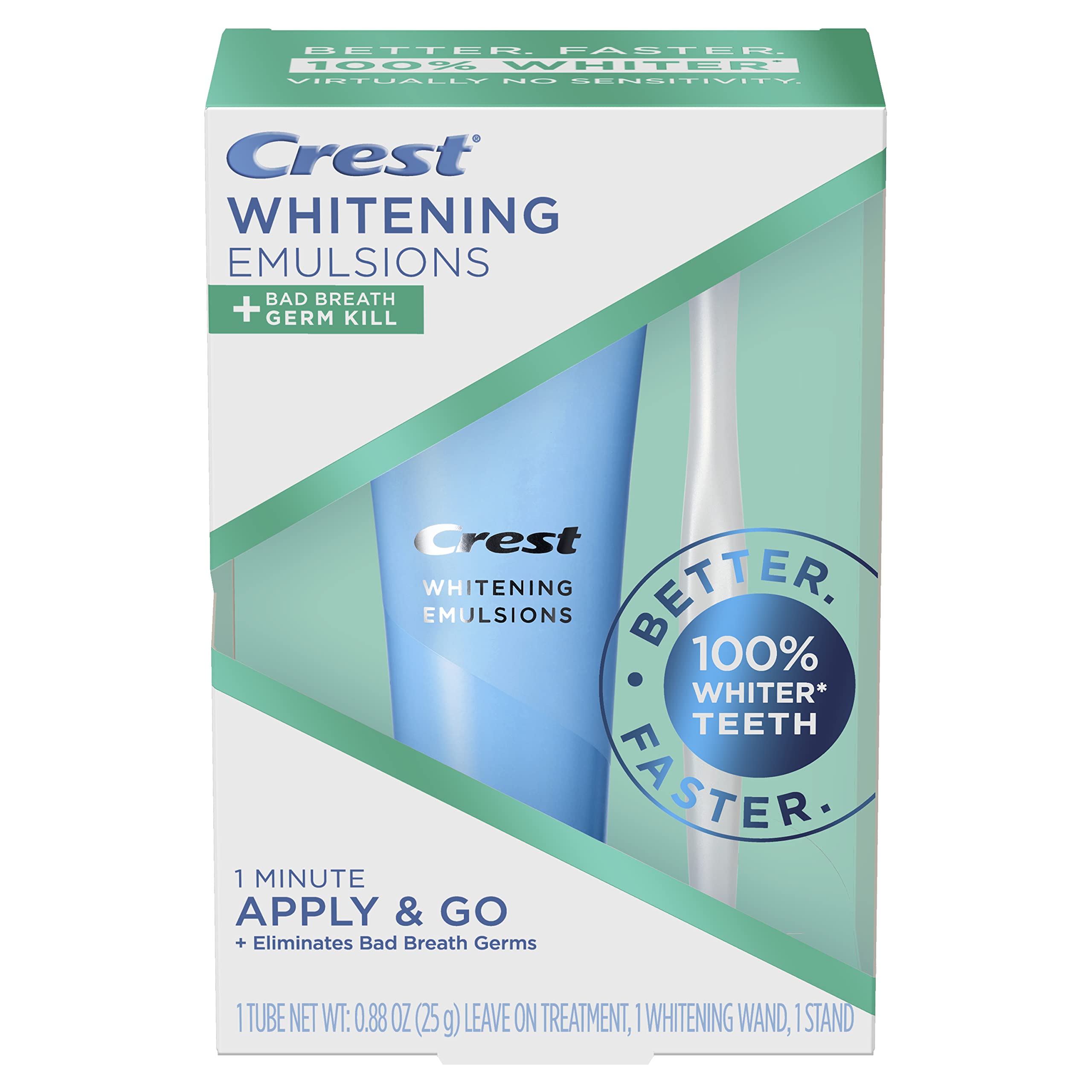 0.88-Oz Crest Whitening Emulsions Leave-on Teeth Whitening Gel Kit w ...