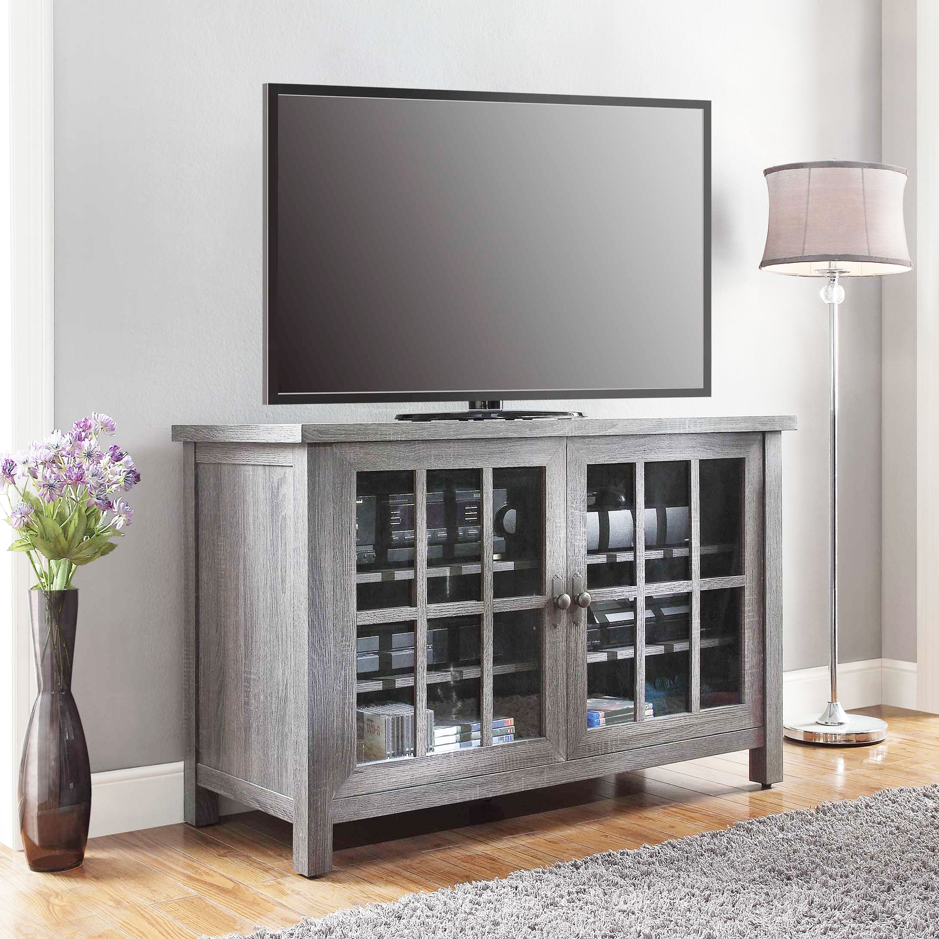 Better Homes & Gardens Oxford Square TV Stand for TV's up to 55" (Gray ...