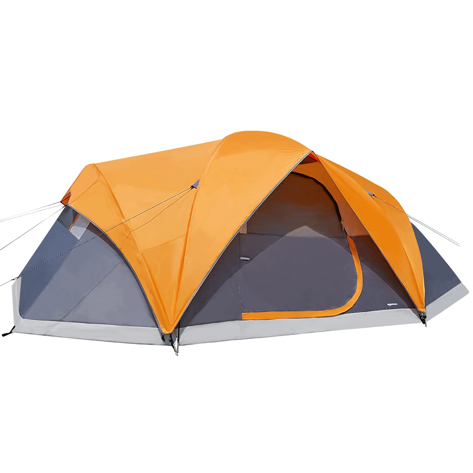 8-Person Amazon Basics Dome Camping Tent w/ Rainfly 15 x 9 x 6 Feet ...