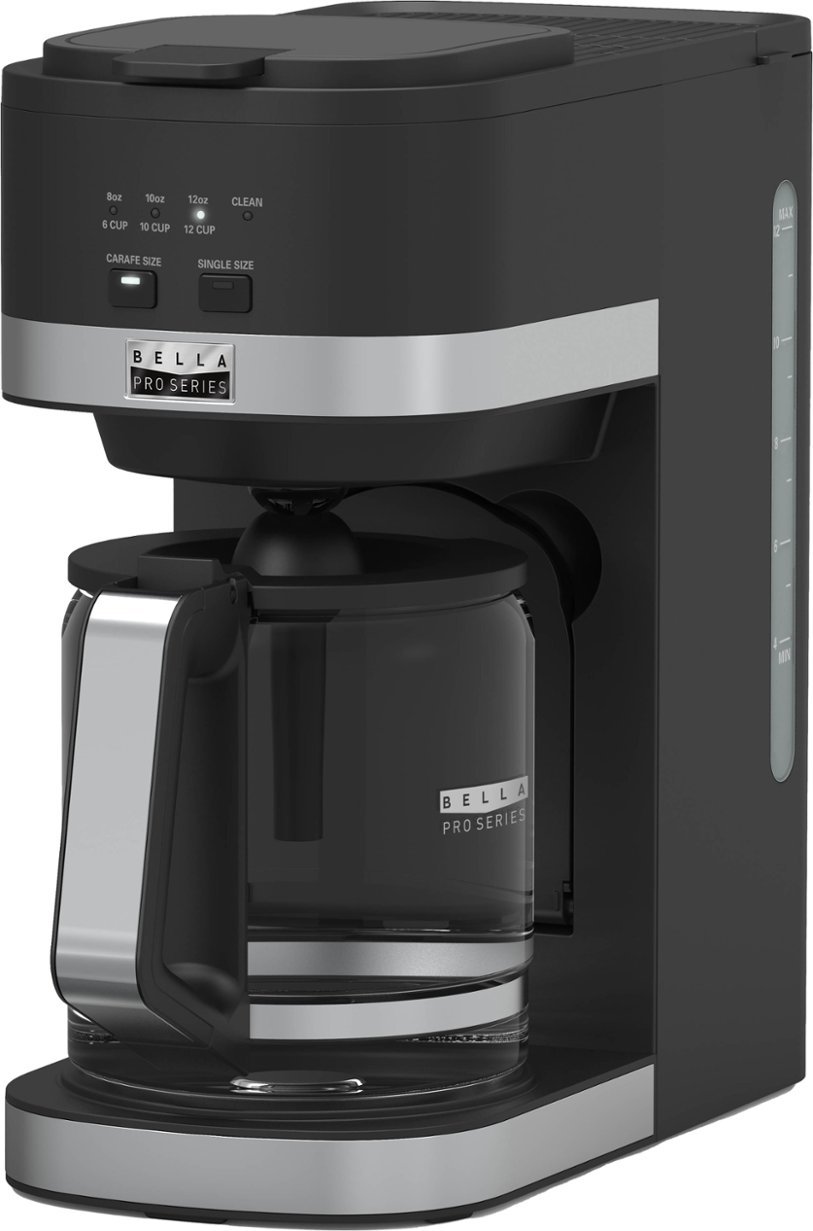 Bella Pro Series Dual Brew 12-Cup or Single Serve Coffee Maker w/ K-cup ...