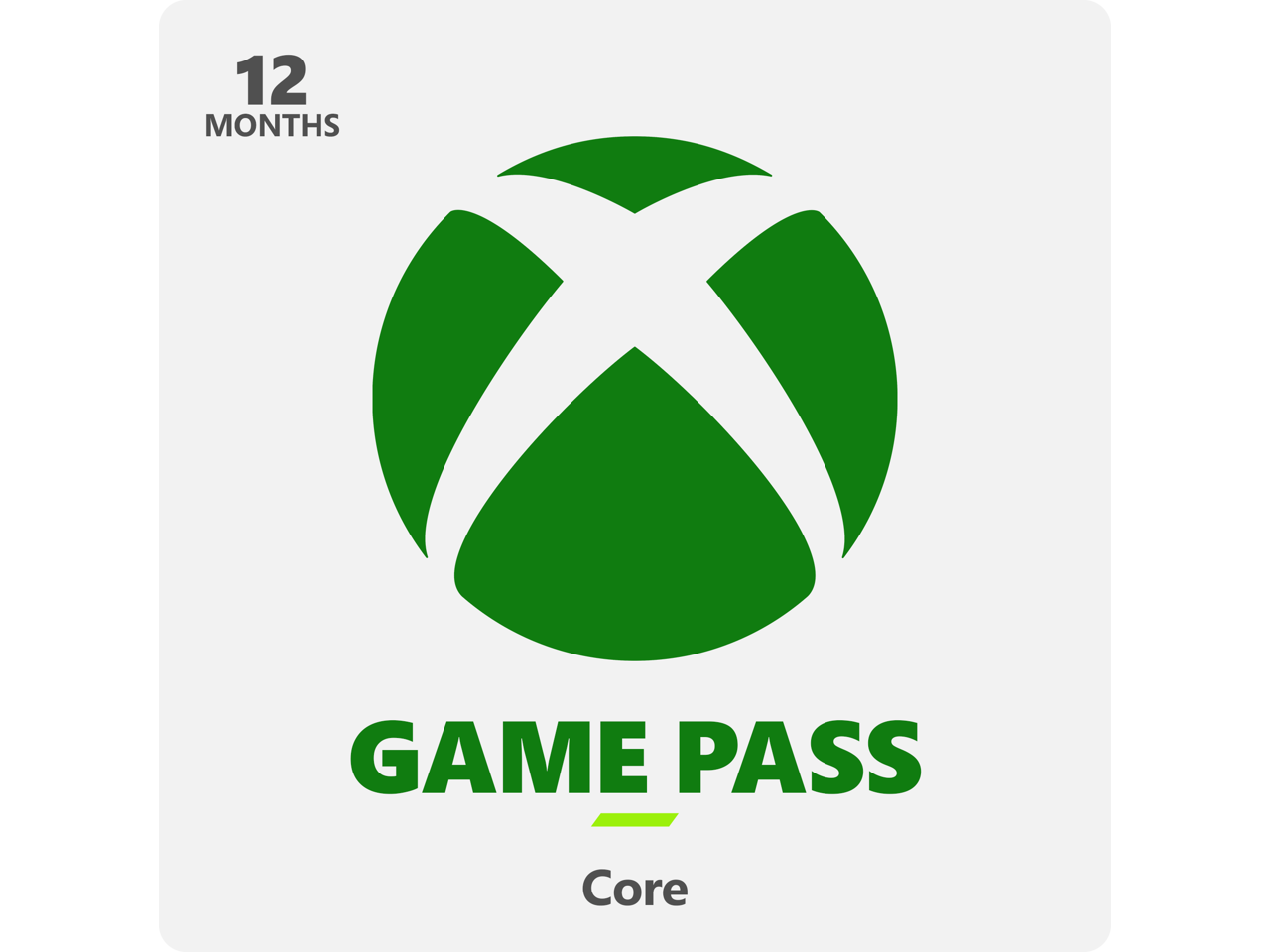 12-Month Xbox Game Pass Core Membership