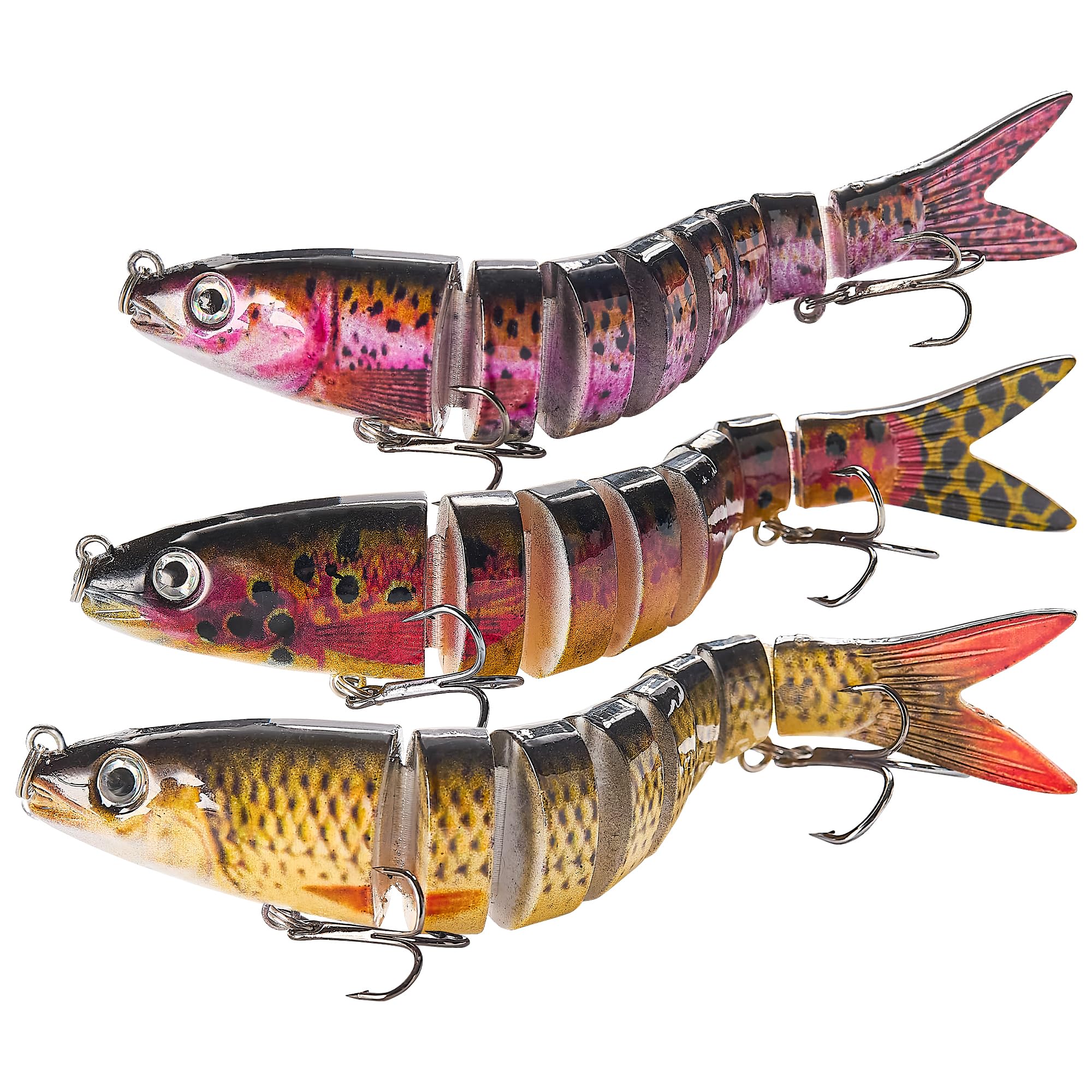 XBLACK Fishing Lures Jointed Fishing Kits for Freshwater and Saltwater ...