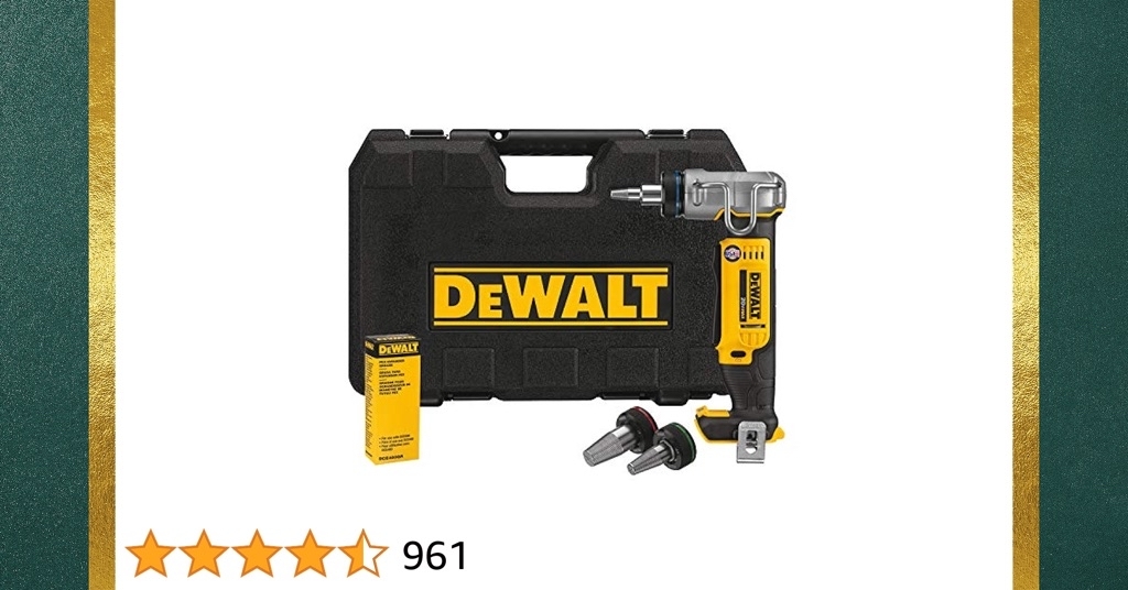 DEWALT 20V MAX* Pex Expander Tool, 1-Inch, Tool Only (DCE400B) includes ...