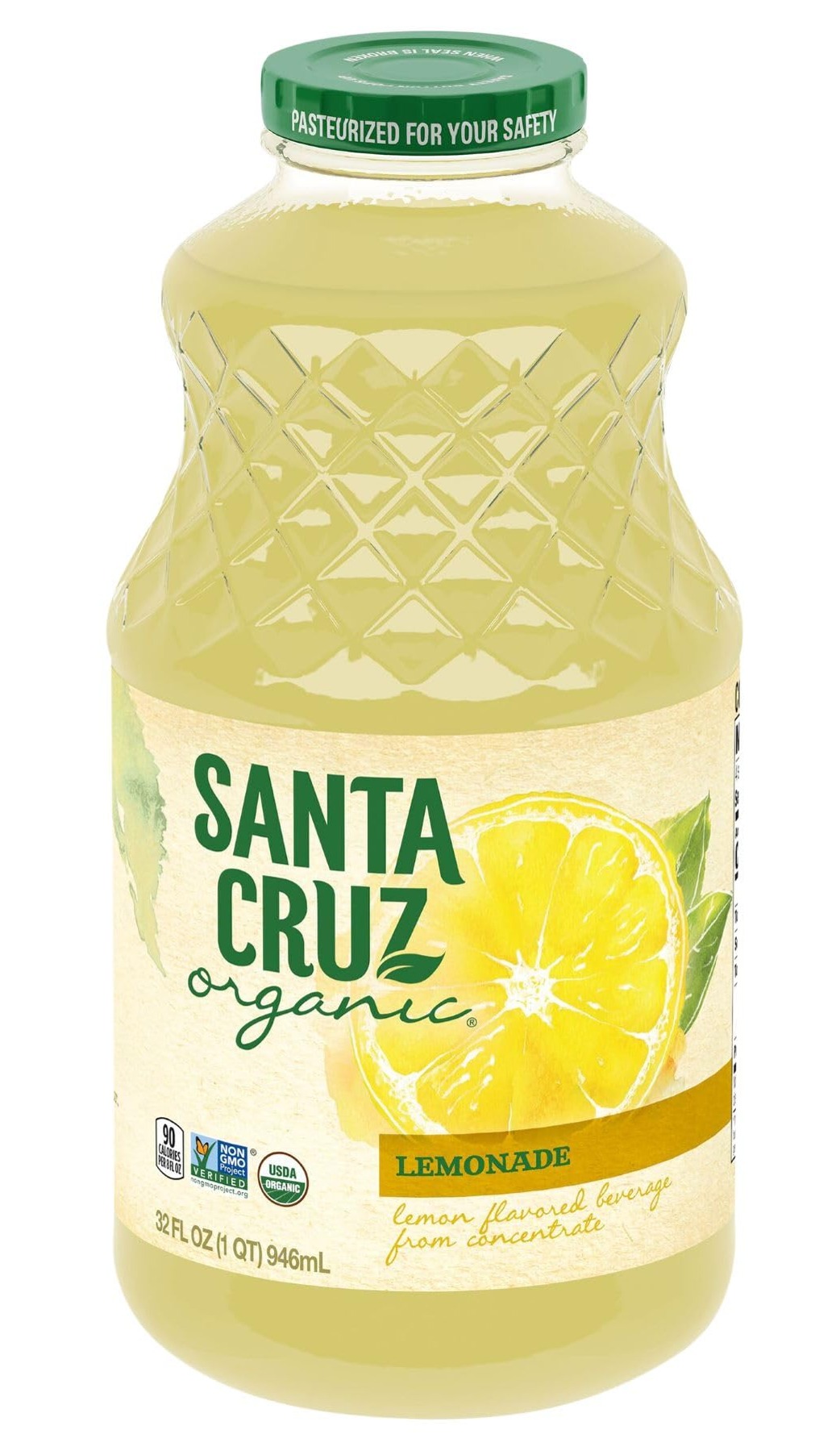 32 Oz Santa Cruz Organic Lemonade Original 