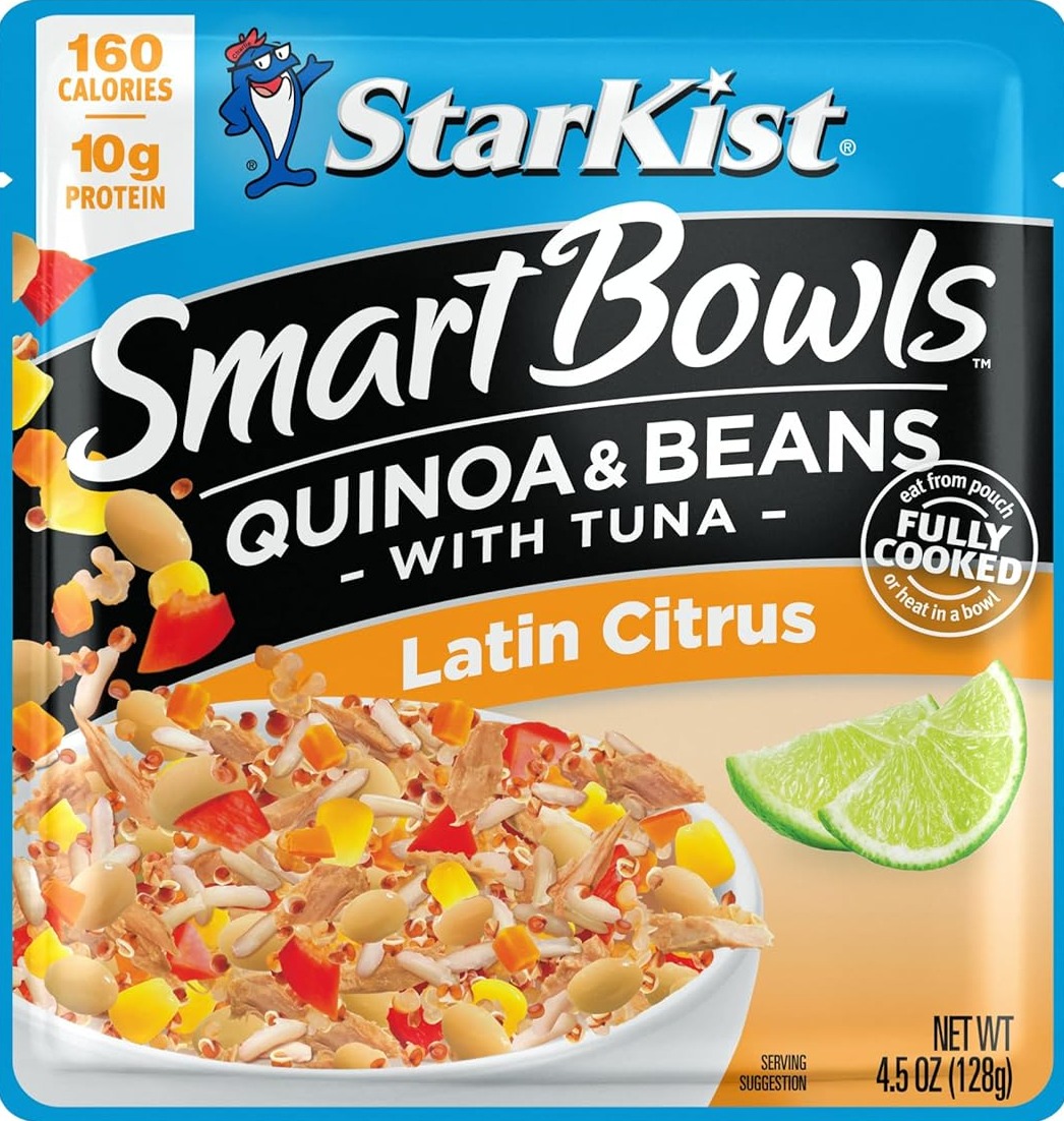 12-Pack 4.5-Oz StarKist Smart Bowls Tuna Pouch (Latin Citrus) $11.29 w ...