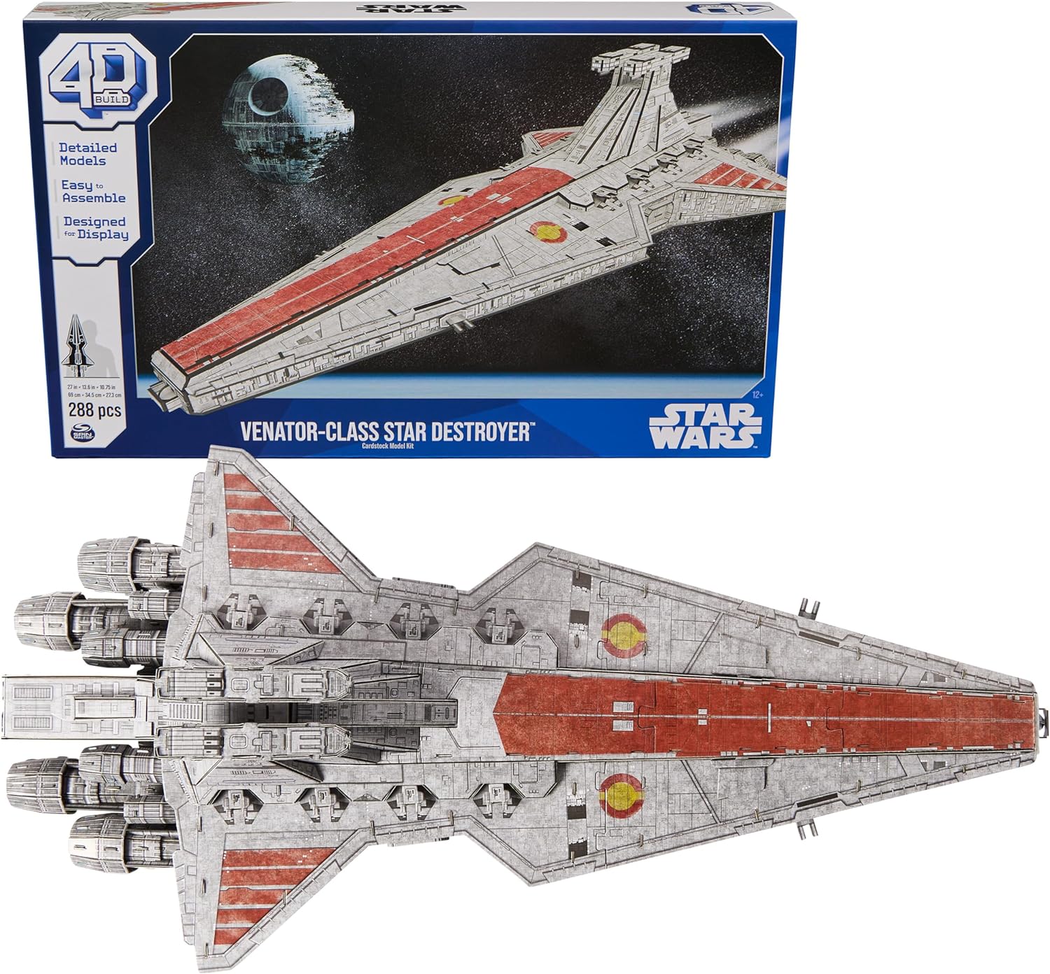 $11 (Prime Members): 4D Build Star Wars Deluxe Venator-Class Star ...