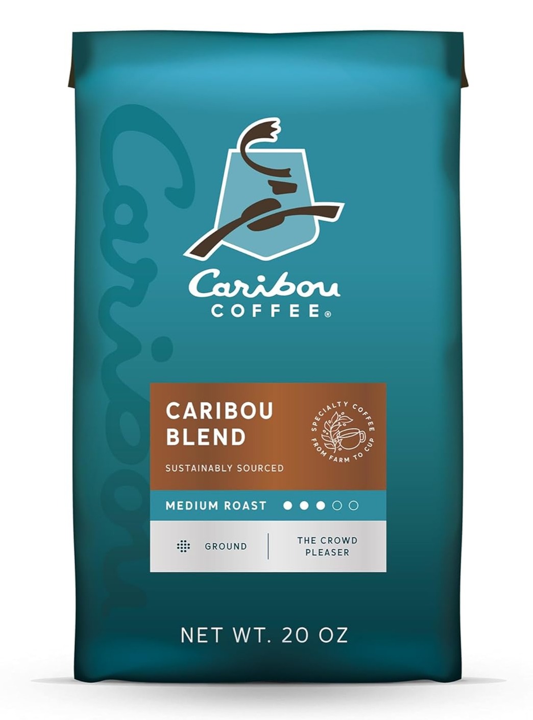 [S&S] $7.79: 20-Oz Caribou Coffee Medium Roast Ground Coffee (Caribou ...