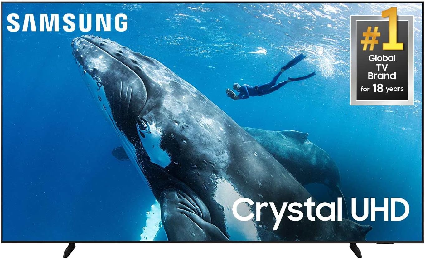 $2998: 98-Inch SAMSUNG 4K Crystal UHD DU9000 Series HDR Smart TV at Amazon