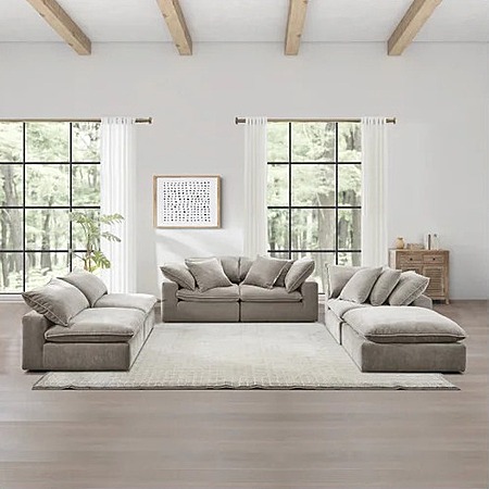 Sereen 6-piece Fabric Modular Sectional $2000. Reg $2400. F/S from ...