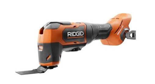 RIDGID 18V Brushless Cordless Oscillating Multi-Tool (Tool Only) $99 ...