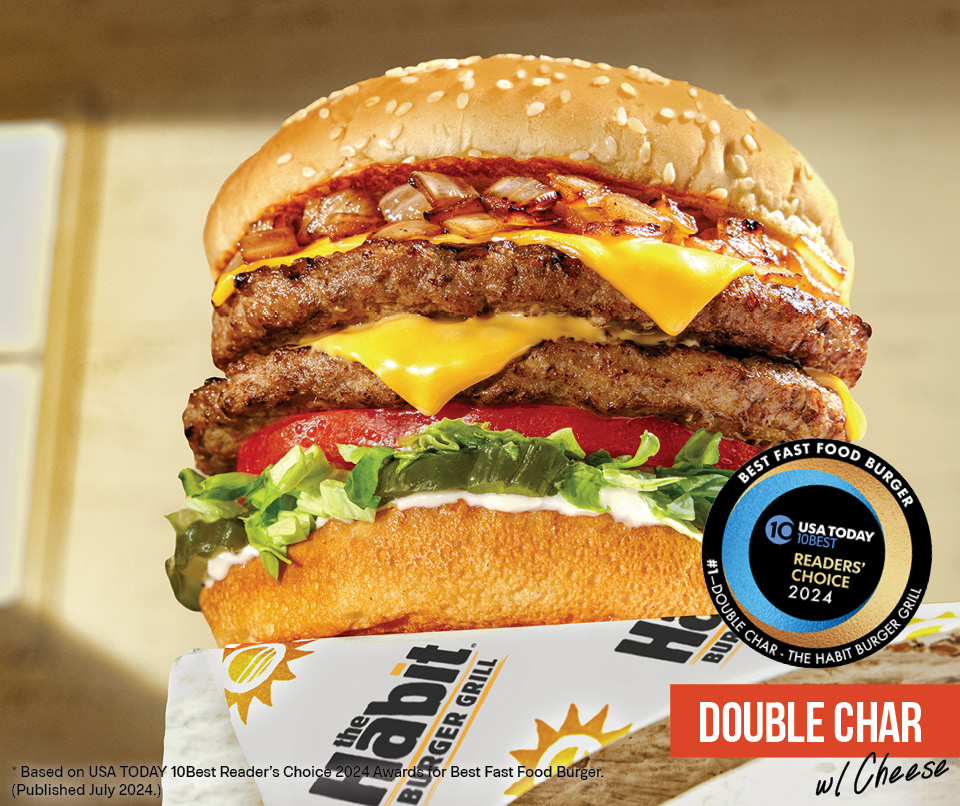 The Habit Burger Grill: Original Double Char Burger or Double Char w ... The Habit Burger Grill: Original Double Char Burger or Double Char w ...