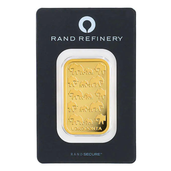 Costco Members 1 Troy Ounce Gold Bar Rand Refinery New In Assay 