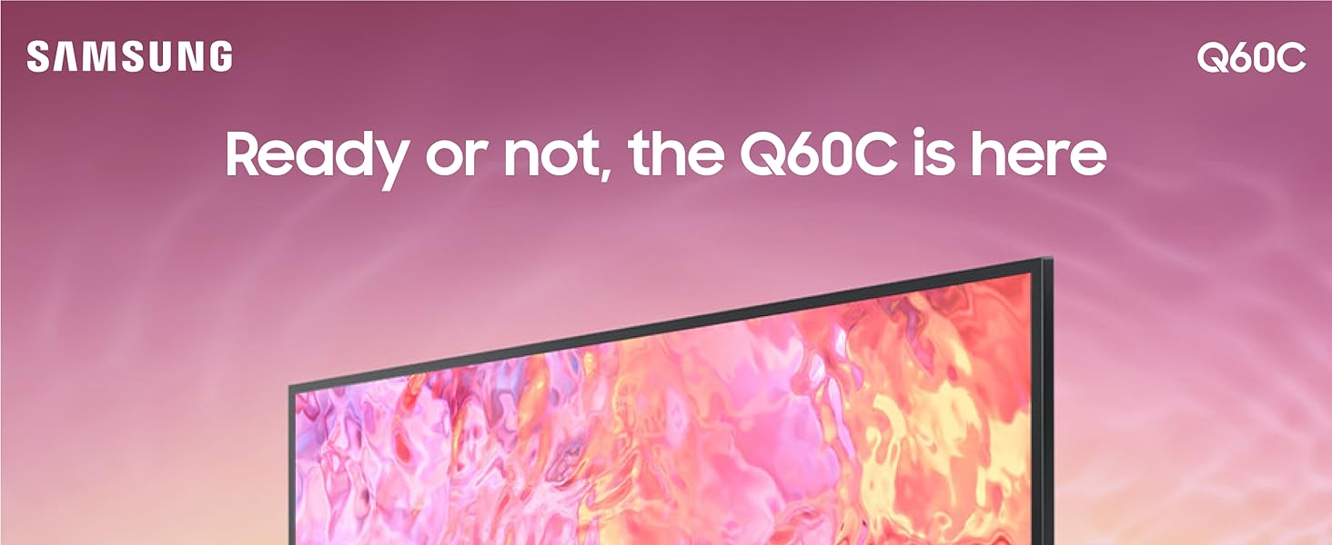 SAMSUNG 65-Inch Class QLED 4K Q60C Series Quantum HDR, Dual LED, Q ...