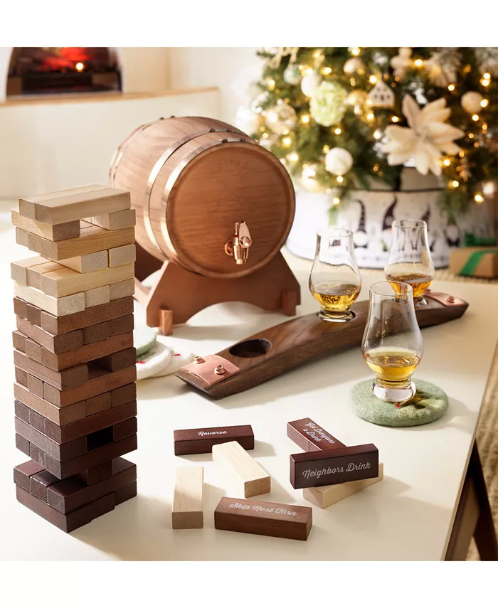 Studio Mercantile: 1-L Wood Whiskey Barrel Dispenser $17, Wooden Bottle ...