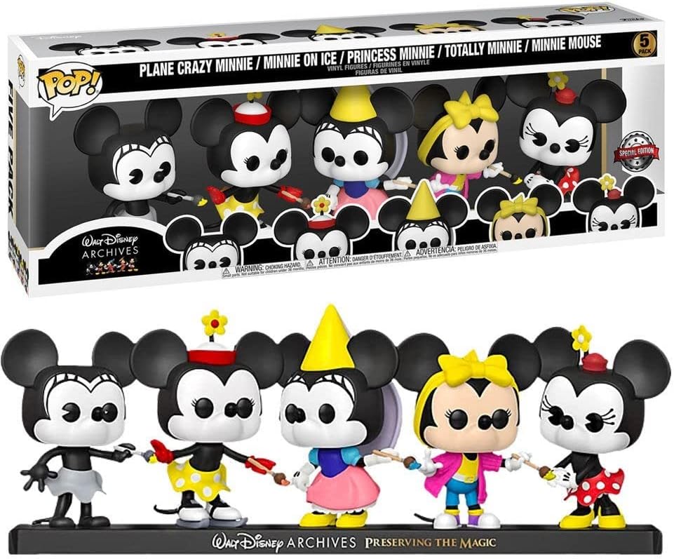 5-Pack Funko Pop! Disney: Minnie Mouse Vinyl Figure Set $14.99 + Free ...