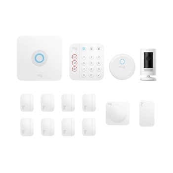 Ring Security Alarm 14-piece Kit (Gen 2) with Stick Up Cam, Smoke/Co ...