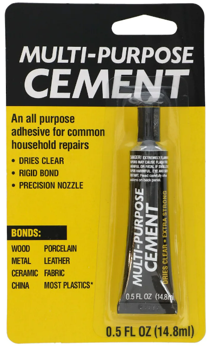 Multi-Purpose Contact Cement Glue (Henkel), .5 FL OZ. $1.25