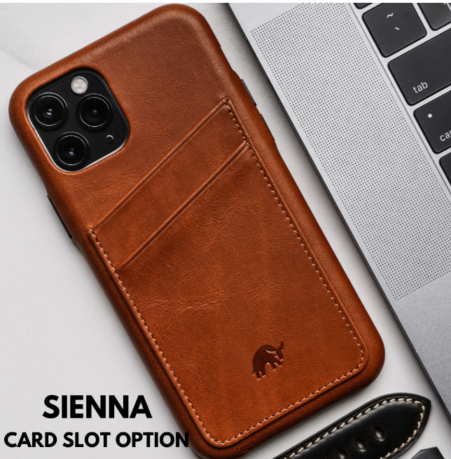 Bullstrap iPhone Leather Case w/Card Slot (Select iPhone 12's, 11's, X ...