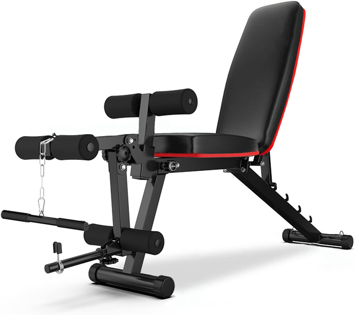 Weight Bench (400 lbs load capacity) with Leg Extension Attachment $55 ...