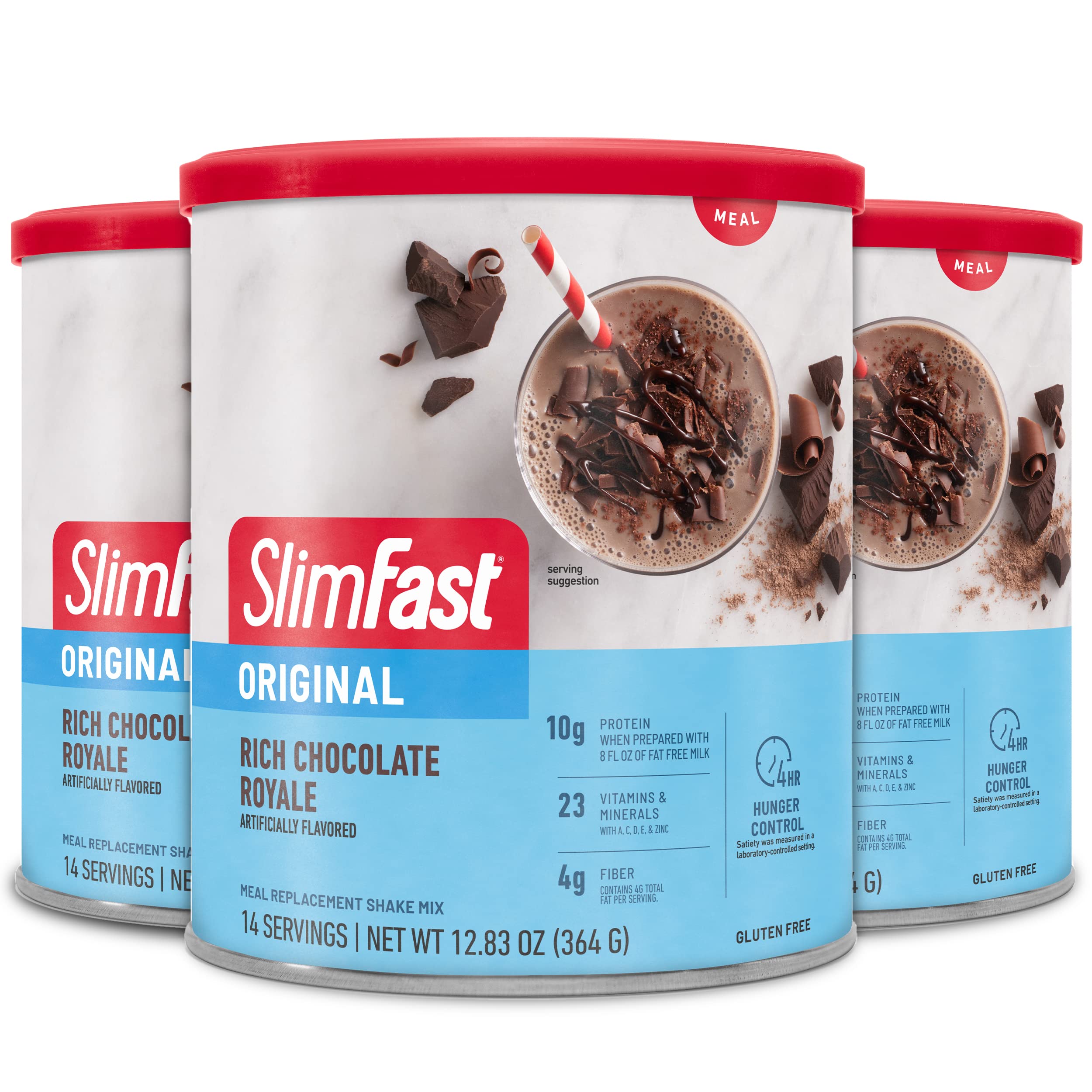 3-Count 12.83-Oz SlimFast Original Meal Replacement Shake Mix (Rich ...