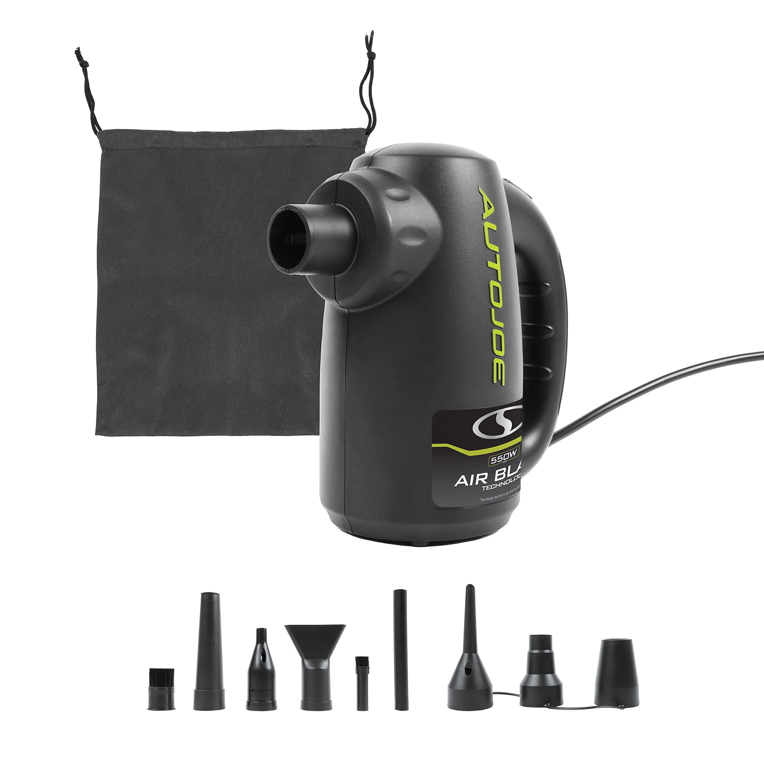 500-Watt Auto Joe Air Blasting Water Dryer + Inflator w/ 10' AC Cord ...