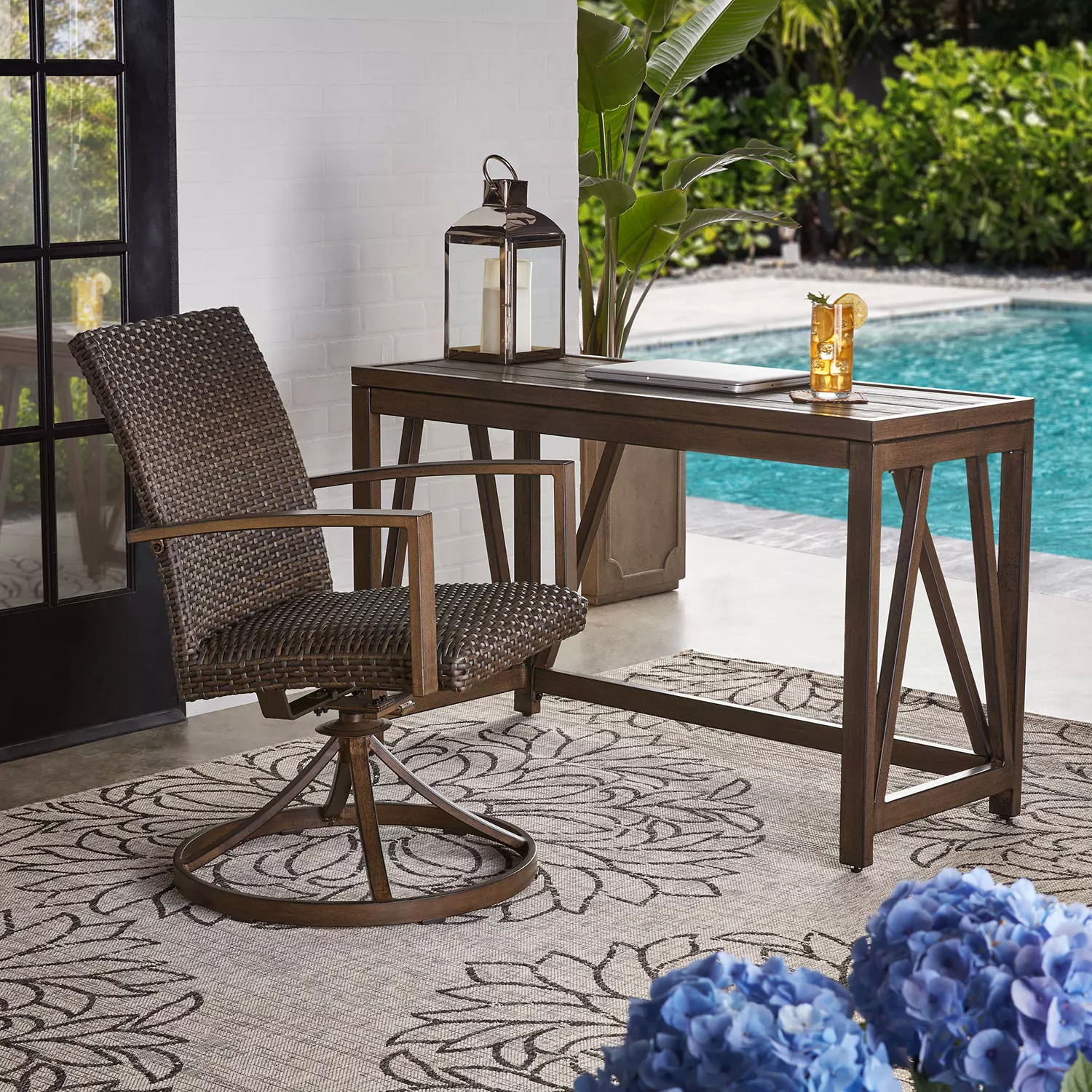 Sam's Club Members: 2-Piece Member's Mark Fremont Outdoor Patio Desk ...