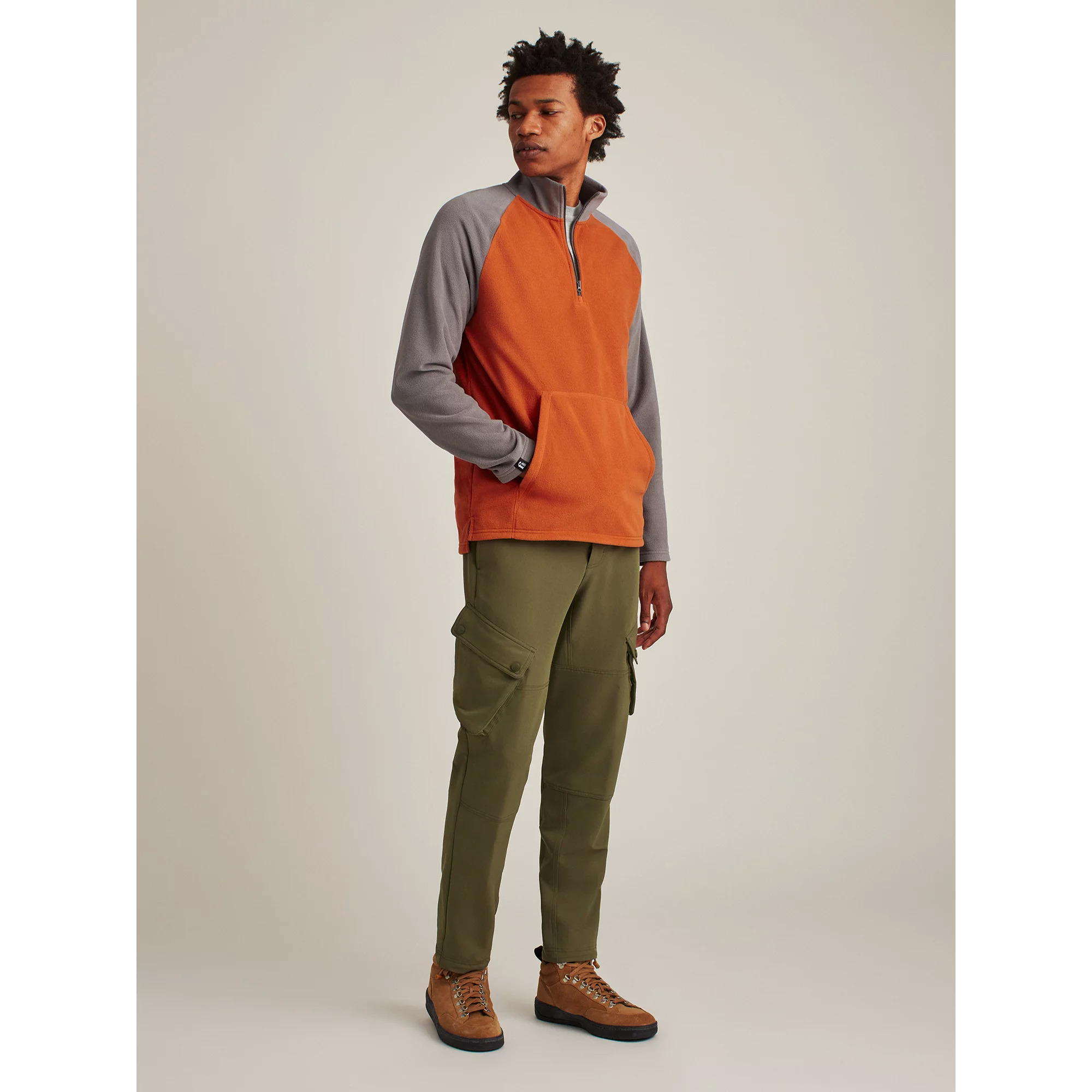 Bonobos Fielder Men's Polar Fleece Half Zip (XS-3XL, Various Colors ...