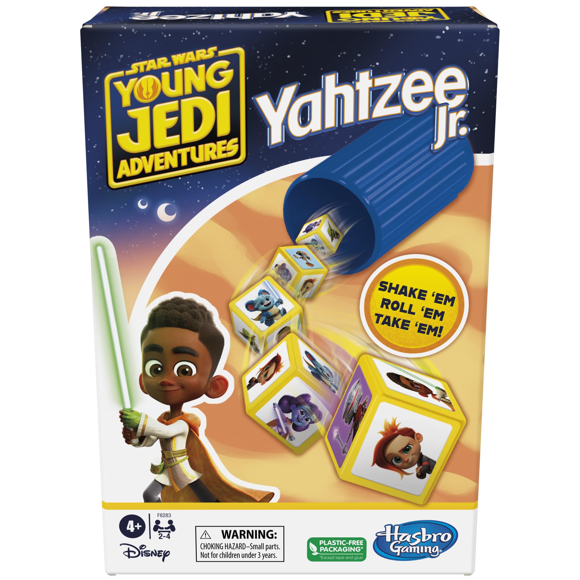 Hasbro Yahtzee Jr. Star Wars: Young Jedi Adventures Edition Game $7 ...