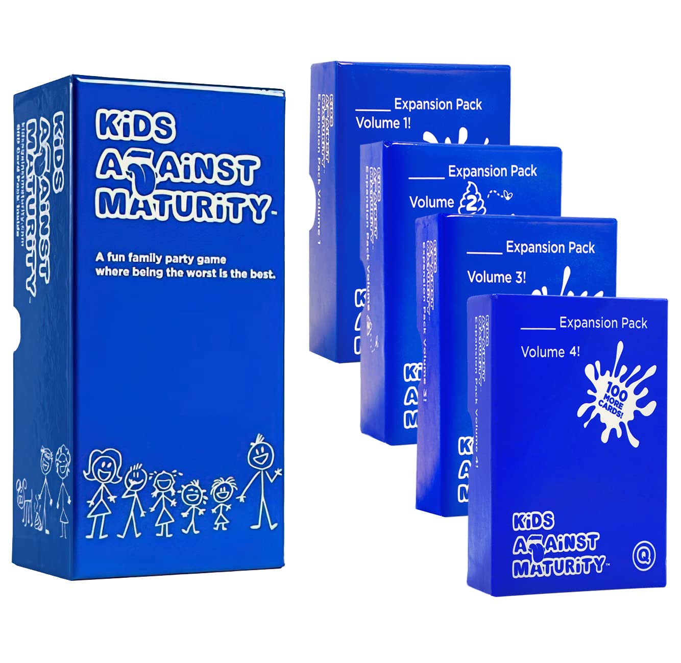 Kids Against Maturity Card Game w/ 4 Expansion Packs $22 + Free Shipping