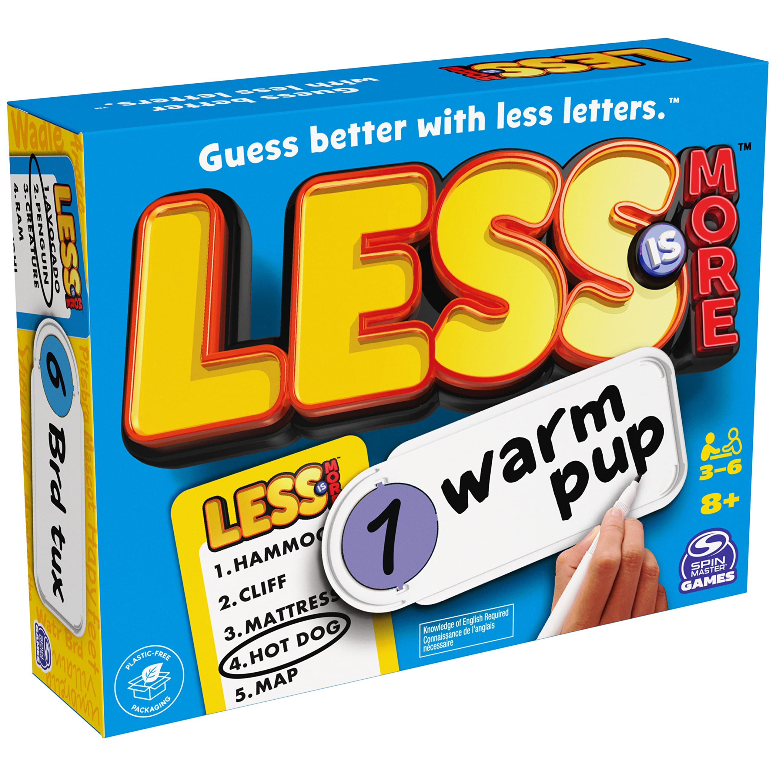 Spin Master Games: Less is More Party Board Game $4.22 + Free Shipping ...