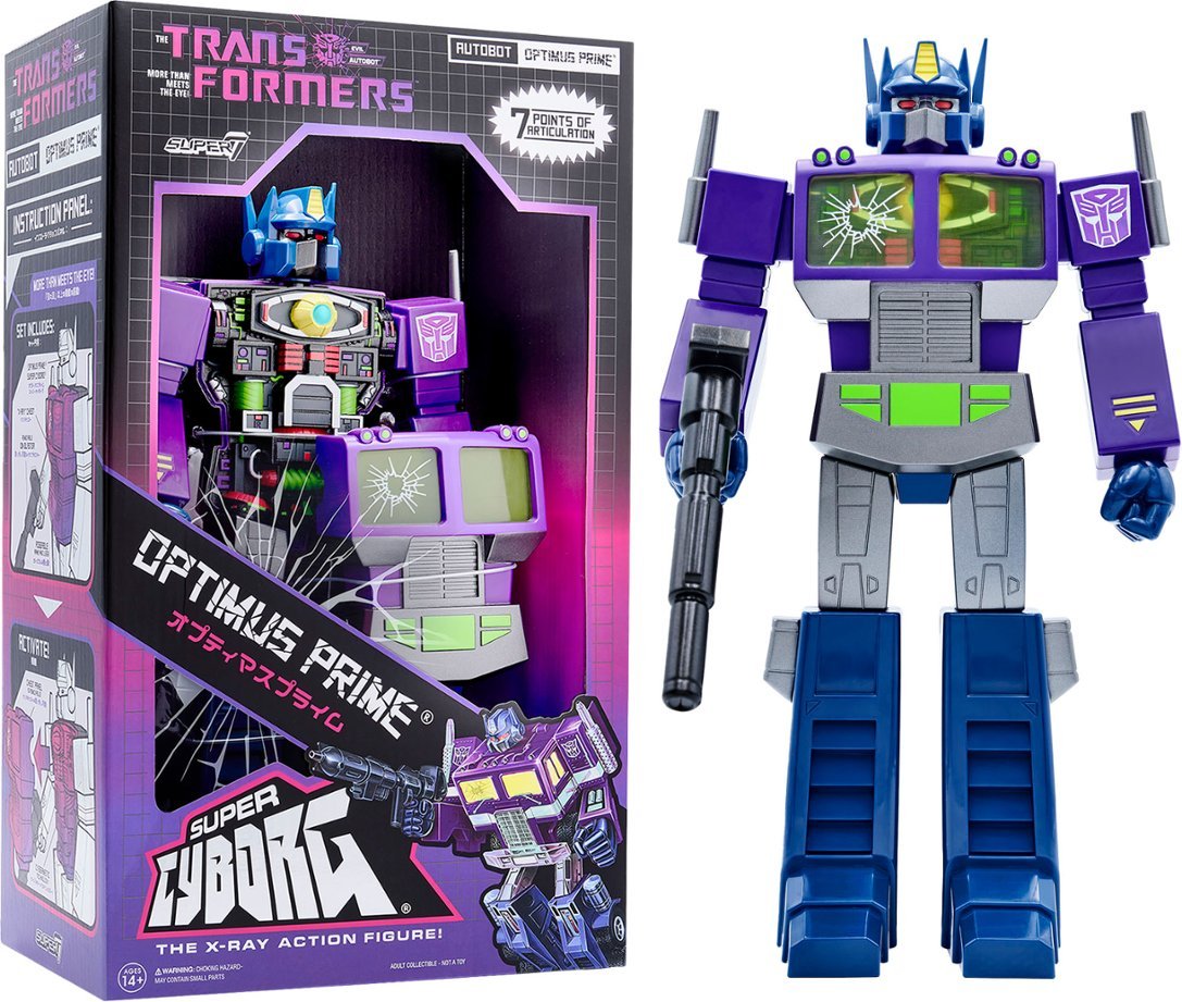 Transformers Figures: Shattered Glass Super Cyborg Optimus Prime Figure
