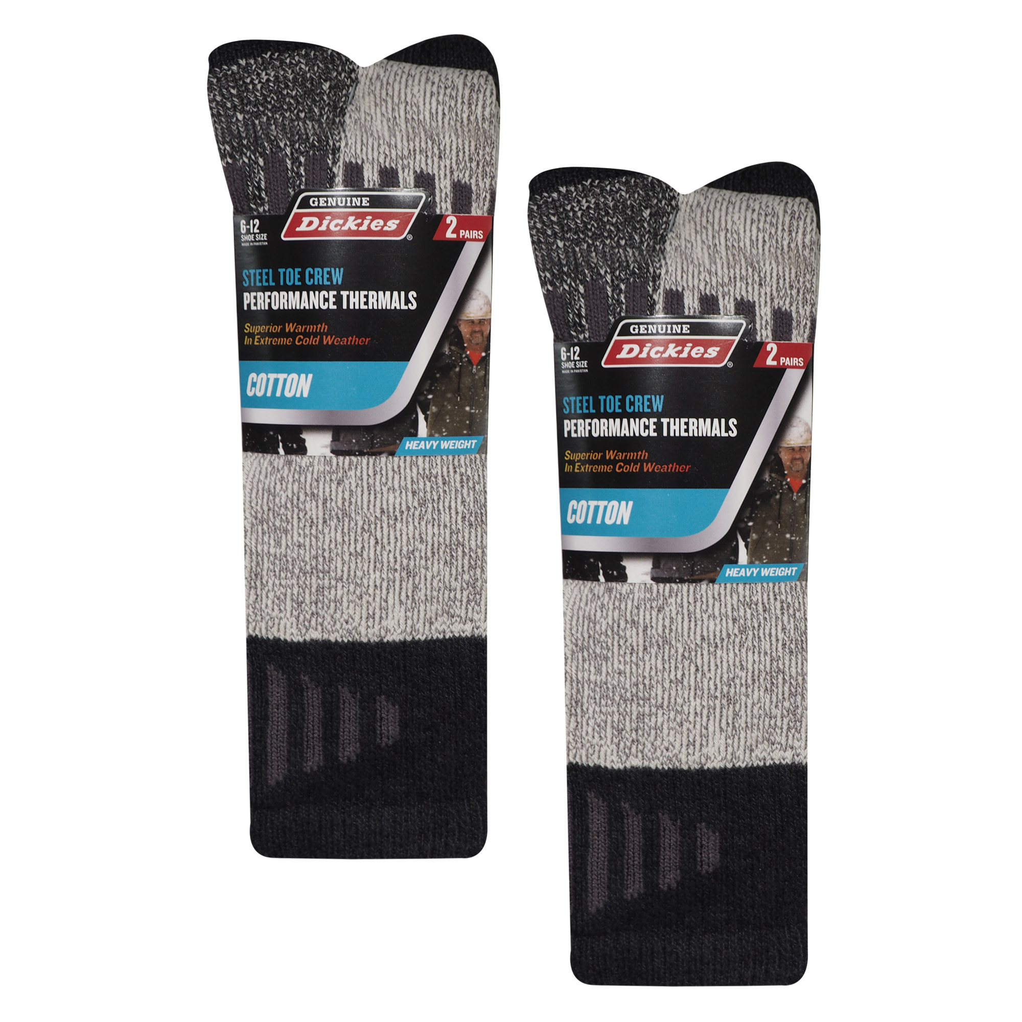 4-Pack Dickies Cotton Thermal Crew Socks $6.25 + Free Shipping w ...