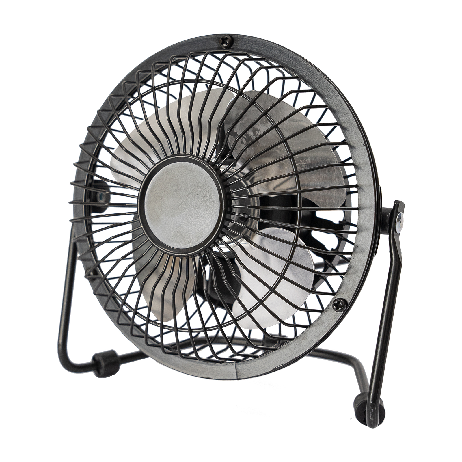 4" Mainstays Personal USB-Powered Desktop Fan (Black)