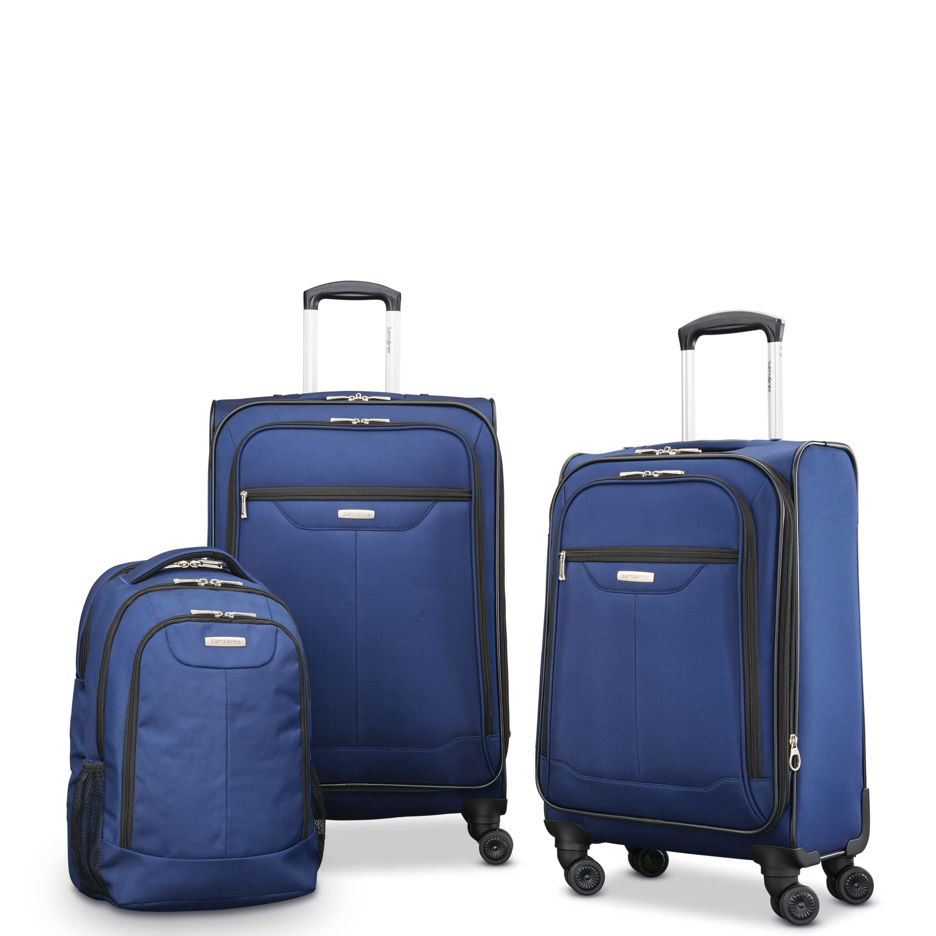 3-Piece Samsonite Tenacity Softside Luggage Set (Poseidon Blue) $127.99 ...