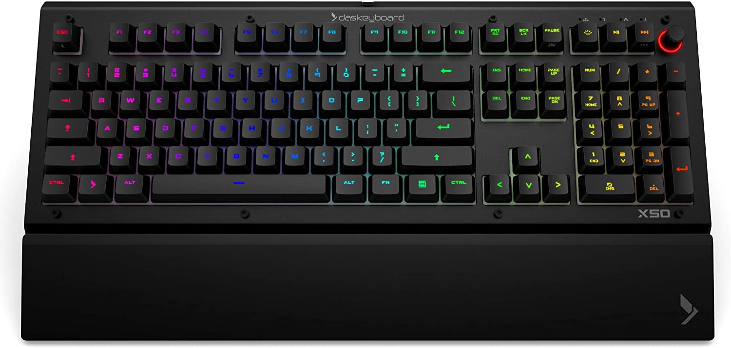 Das Keyboard X50Q Programmable RGB Mechanical Keyboard w/ Gamma Zulu ...