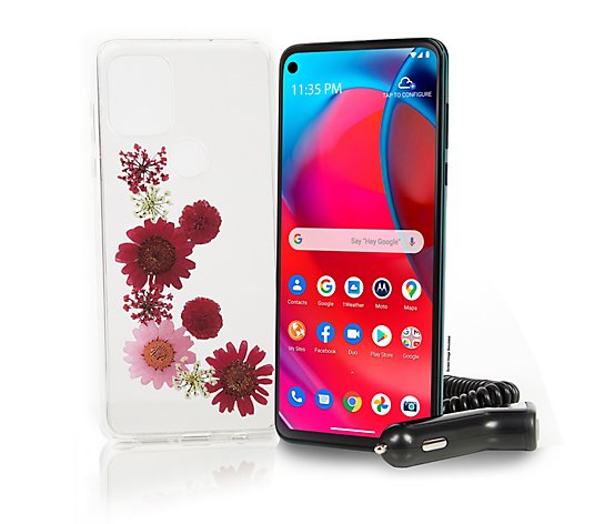 QVC: Tracfone 6.8" Moto G Stylus 5G Phone with 1500 Talk/Text/ Data ...