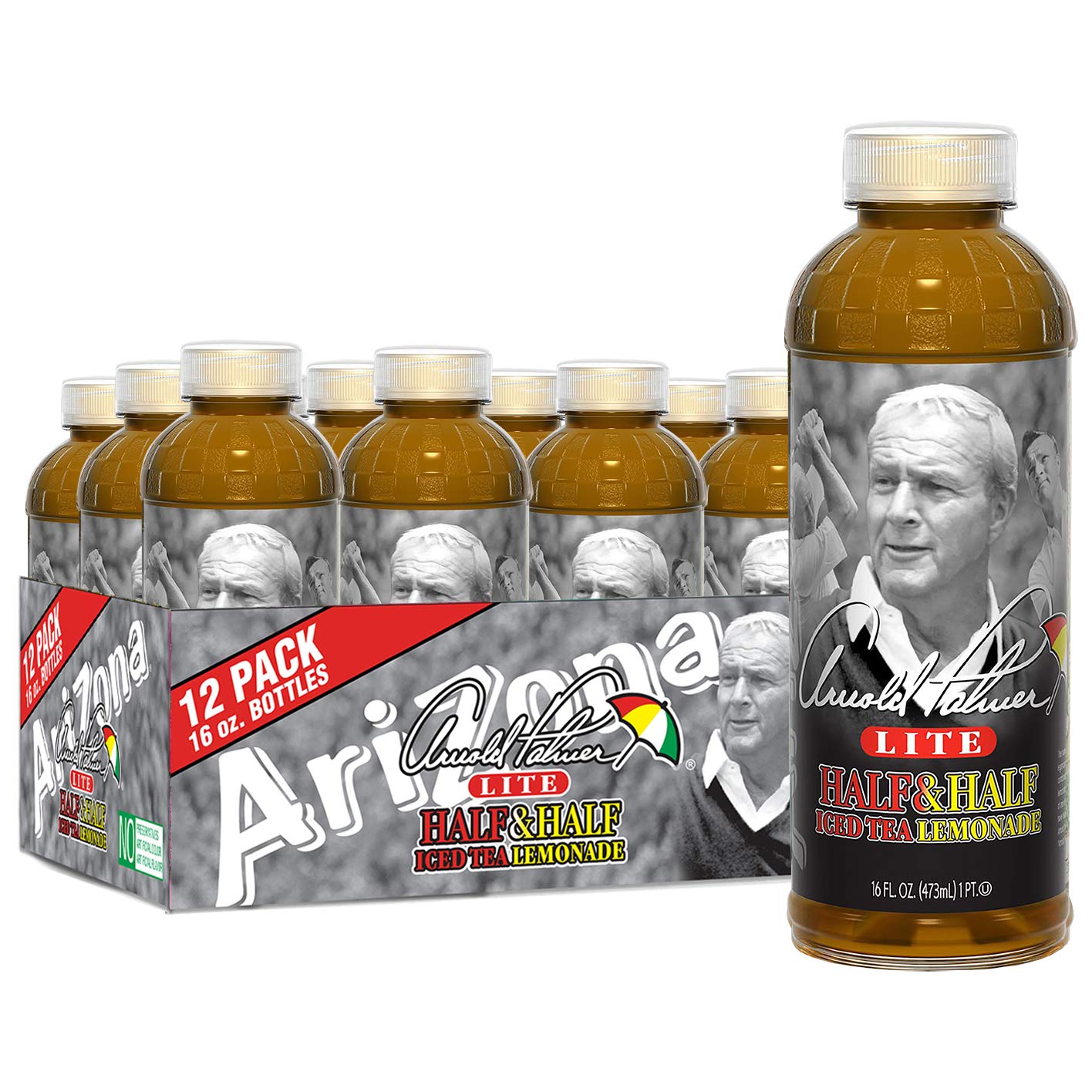 12-Pack 16-Oz Arizona Arnold Palmer Lite Half & Half Iced Tea ...