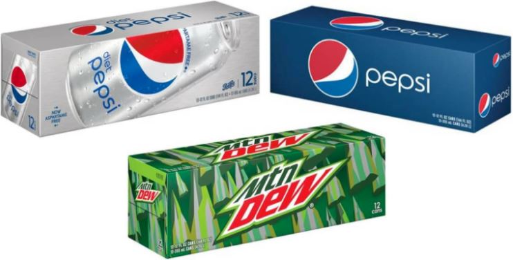 12-Pack 12-Oz Pepsi Beverages (various)