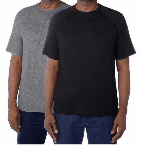 Costco Members: 2-Pack Glacier Performance Men’s T-Shirts