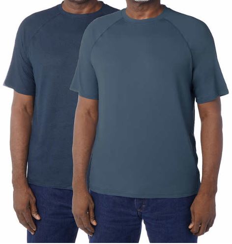 Costco Members: 2-Pack Glacier Performance Men’s T-Shirts