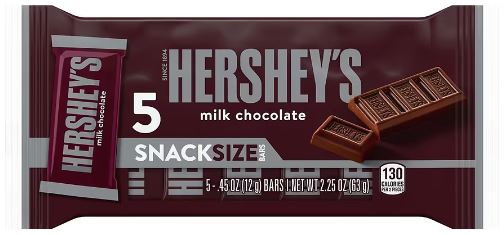 Walgreens Candy Clearance: 5-Pk Hershey's Milk Chocolate Snack Size Bars