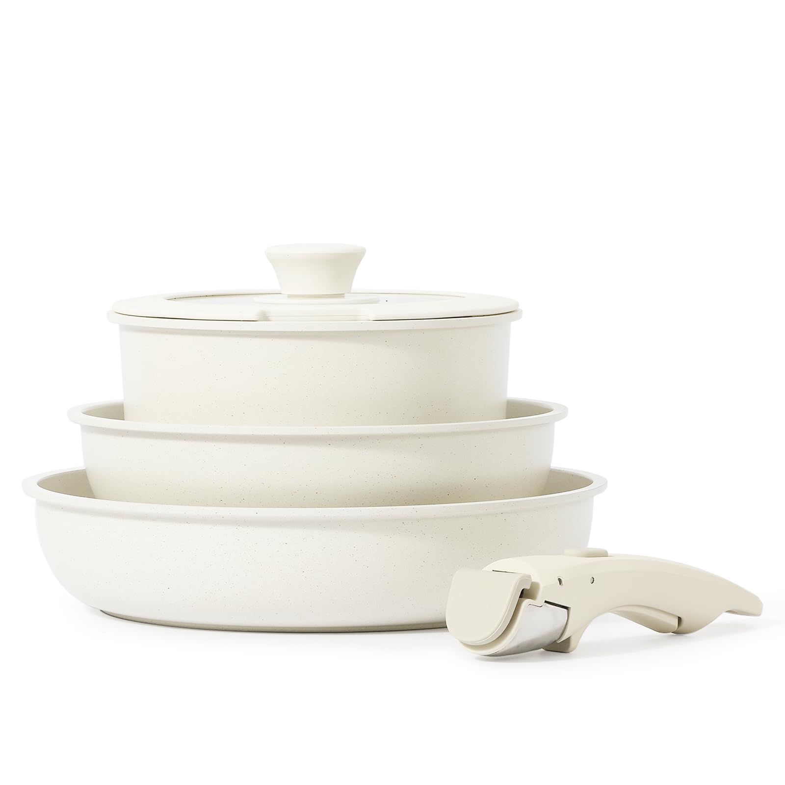 CAROTE Nonstick Cookware Sets, Non Stick Pots and Pans Set Detachable ...