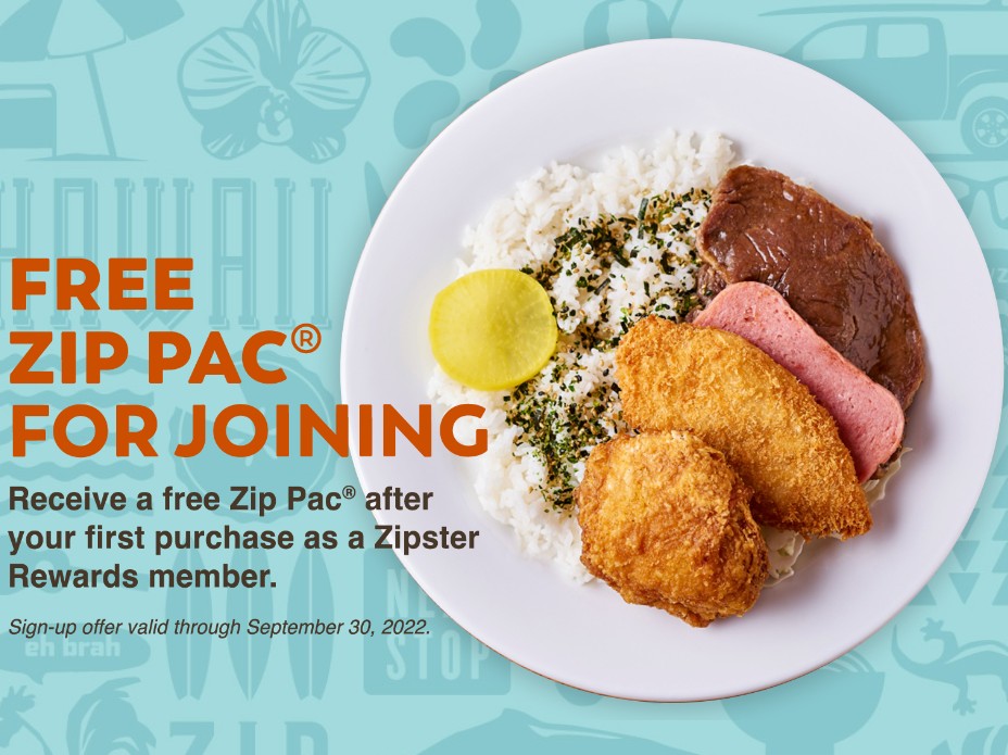 Zippy's: Free Zip Pac after first purchase when you join the Zipsters ...