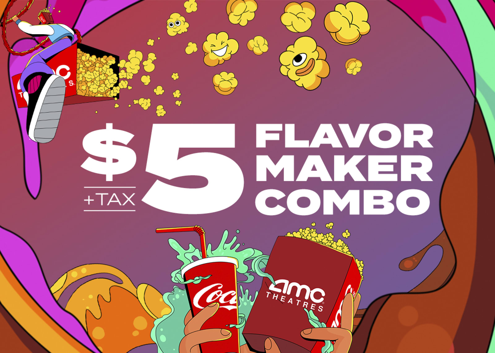 AMC Theatres: Small Popcorn + Small Fountain Drink Combo