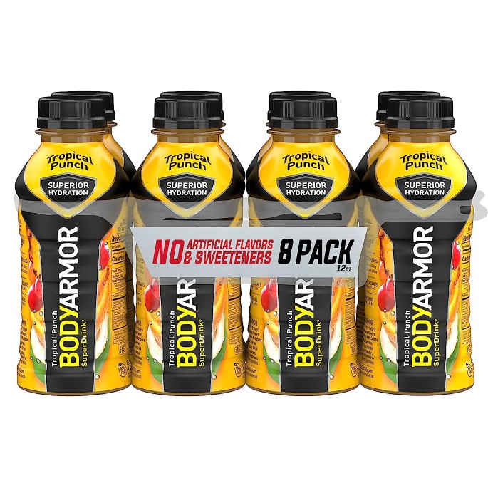 8-Count 12-Oz BodyArmor Sports Drinks (Various Flavors)