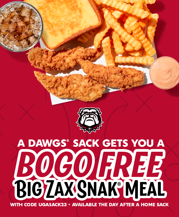 Zaxby s Rewards BOGO Free Big Zax Snak Meal Today Only Possibly