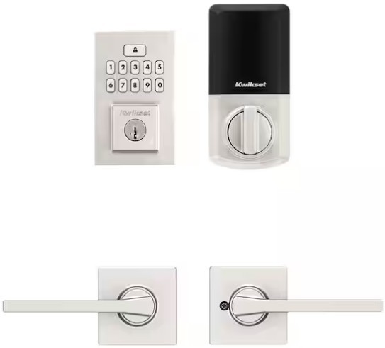 Kwikset SmartCode 260 Electronic Deadbolt SmartKey Keypad + Casey ...